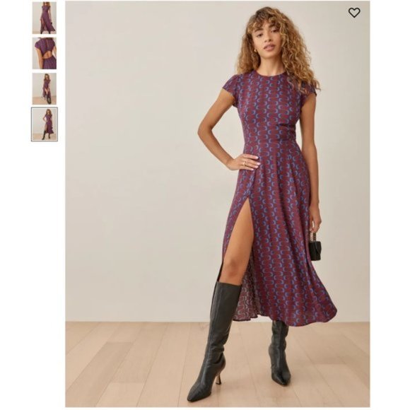 Reformation | Dresses | Salereformation Gavin Midi Dress Marooned ...